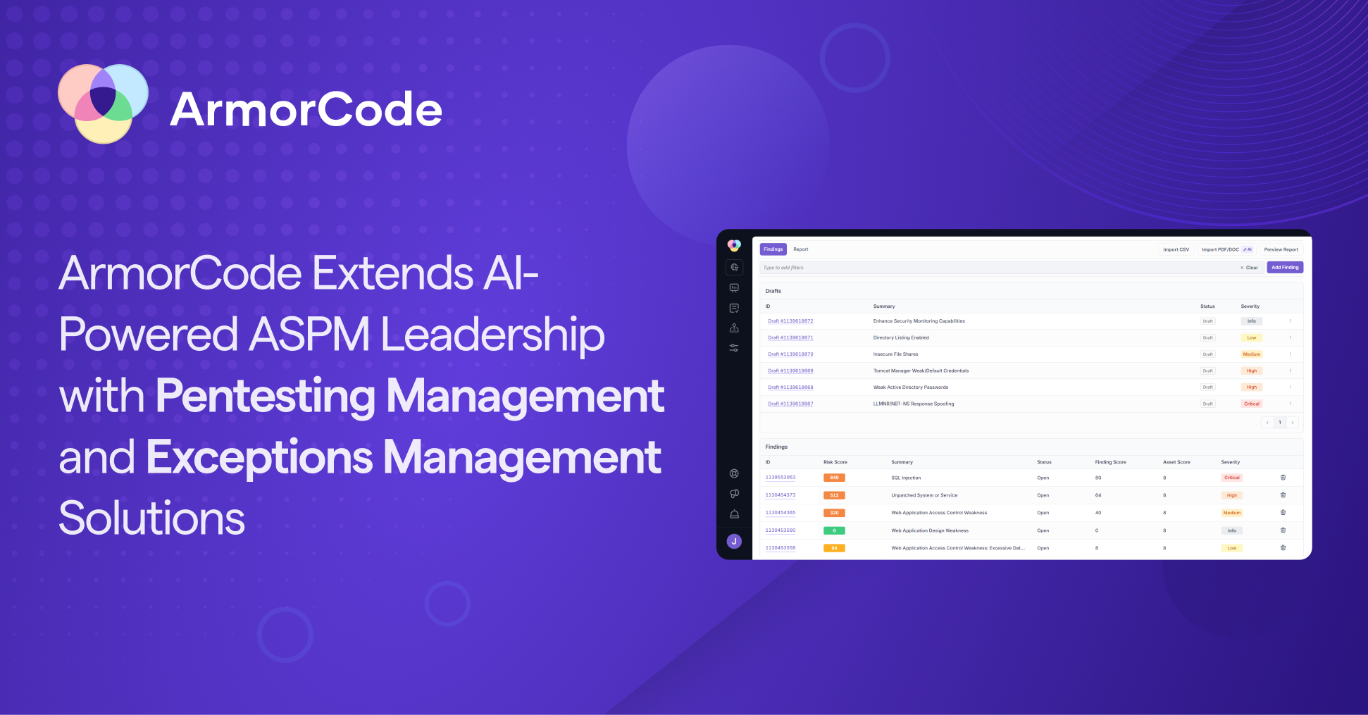 ArmorCode Extends AI-Powered ASPM Leadership with Pentesting Management ...