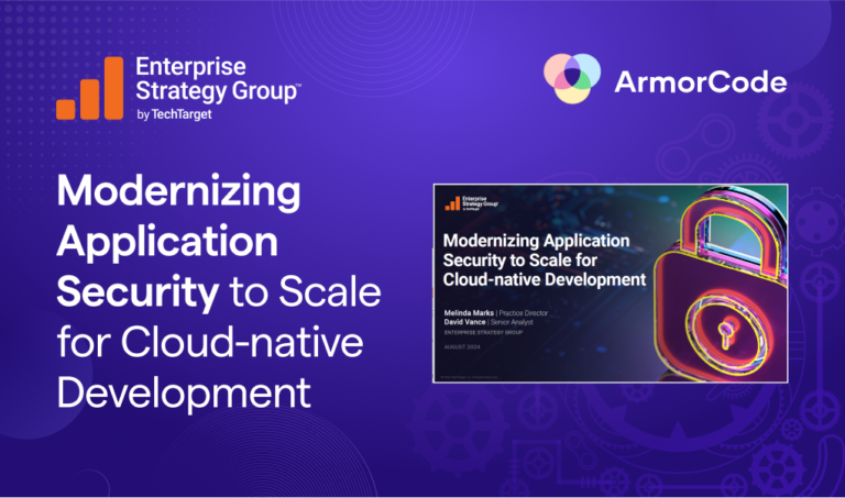 Enterprise Strategy Group Research: Modernizing Application Security to Scale for Cloud-Native ...