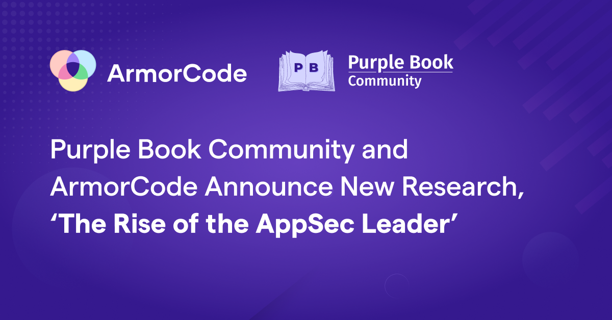 Purple Book Community and ArmorCode Announce New Research